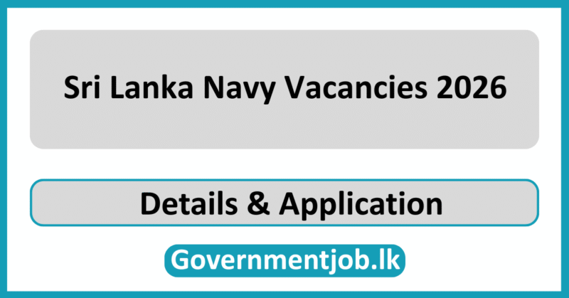 Sri Lanka Army Vacancies 2026 Application Form, Details