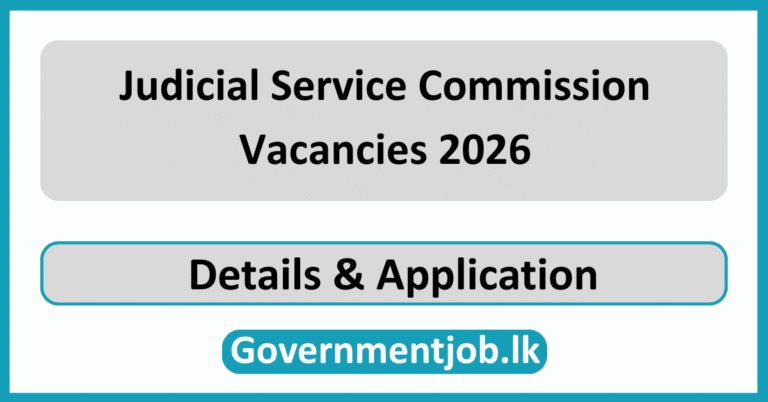 Judicial Service Commission Vacancies 2026 Application Form