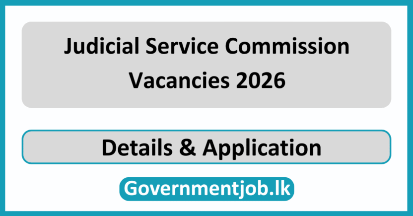 Judicial Service Commission Vacancies 2026 Application Form