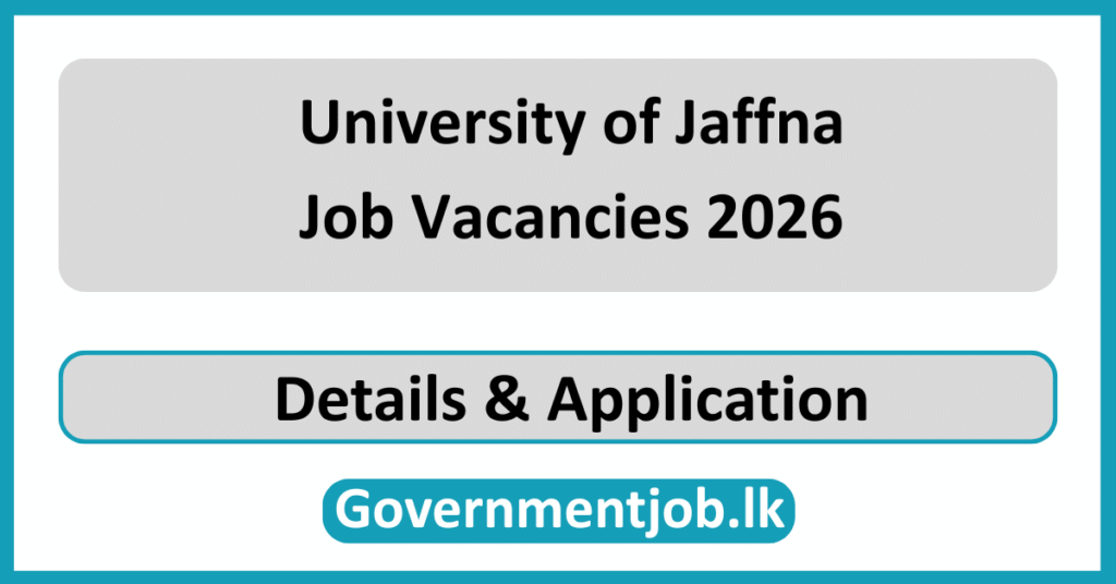 Sri Lanka Ports Authority Vacancies 2026 Application Form