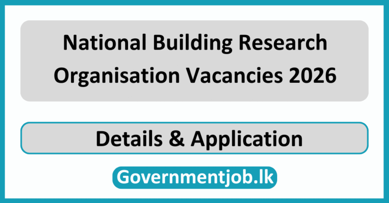 National Building Research Organisation Vacancies 2026 - NBRO