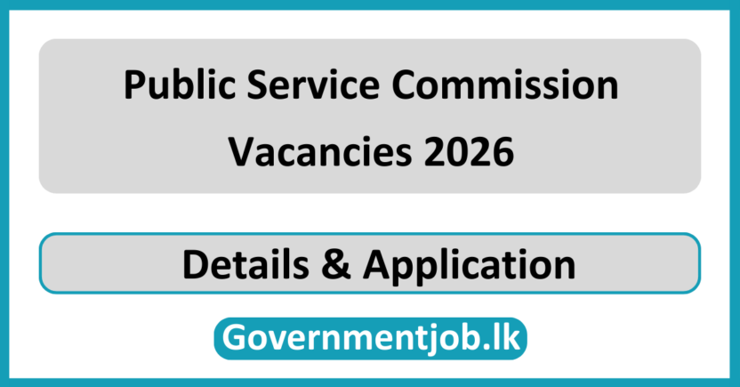 Public Service Commission Vacancies 2026 Application Form