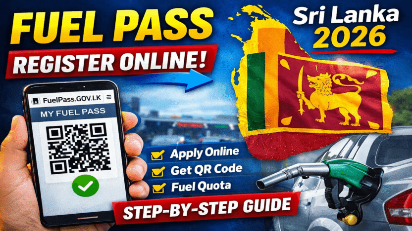 Fuel Pass Register Online in Sri Lanka (Fuelpass Gov LK QR Code)